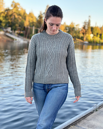 Ravelry: Tryon Creek Pullover pattern by Kay Hopkins