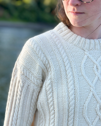 Ravelry: Tryon Creek Pullover pattern by Kay Hopkins