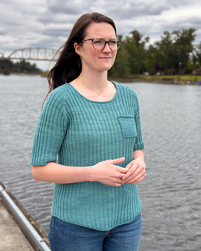 Ravelry: Classic Ribbed Tee pattern by Kay Hopkins