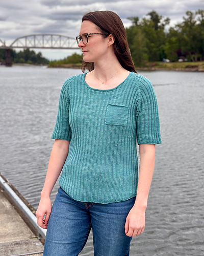Ravelry: Classic Ribbed Tee pattern by Kay Hopkins