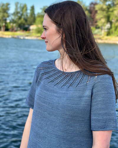 Ravelry: Starburst Tee pattern by Kay Hopkins