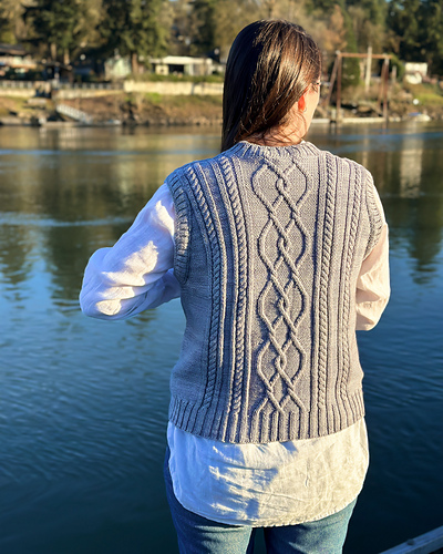 Ravelry: Tryon Creek Vest pattern by Kay Hopkins