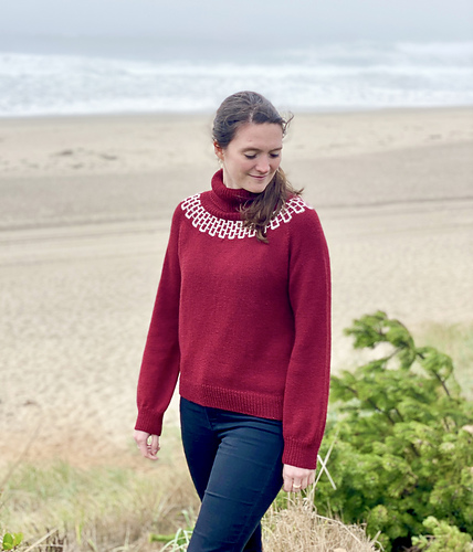 Ravelry: Forbidden Cliffs Sweater pattern by Kay Hopkins