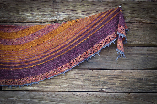 Ravelry: 3 Color Cashmere Shawl pattern by Joji Locatelli