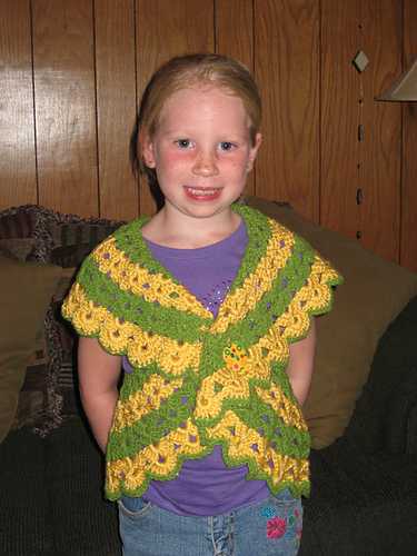 Ravelry: Girls Bolero Shrug pattern by Dz Crochet Creations