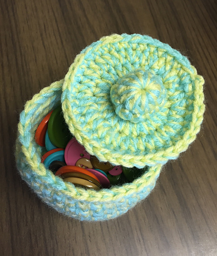 Ravelry: Mini Crochet Basket pattern by Kayla Surber