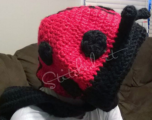 Ravelry: Jitterbug Ladybug and Bumblebee Scoodies pattern by Donna Knox