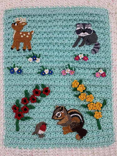 Ravelry: Baby Blanket with Centre Panel pattern by Kerri Brown