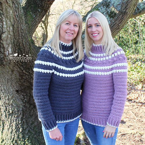 Ravelry: Nordic Hugs Jumper pattern by Kerry Jayne Designs
