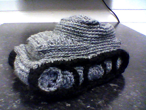 Ravelry: Panzer Slippers Pattern (Tiger I) pattern by Mily Teixido from ...