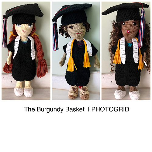 Ravelry: Doll Graduation Cap and Gown pattern by Kristi Bergin-Smith