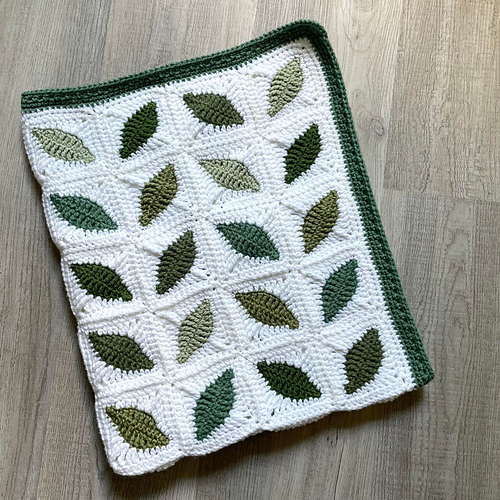 Ravelry: Little Leaves Granny Square Blanket pattern by Hooked With A Twist