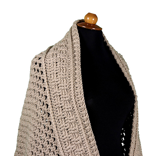 Ravelry: Textured Granny Pockets Shawl pattern by Kiki Crochet Designs