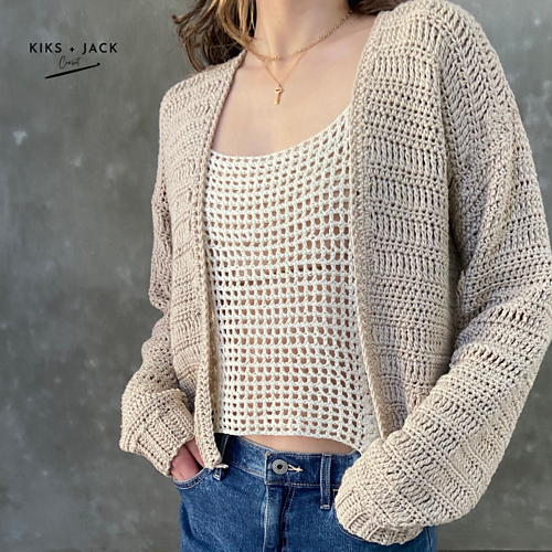 Ravelry: Campbell Everyday Cardigan pattern by Kiks + Jack Crochet