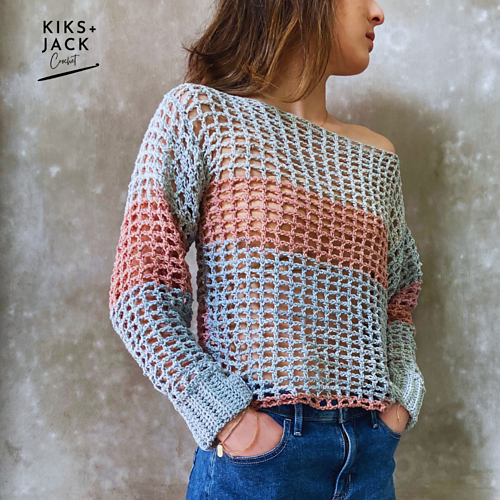 Ravelry: Jimbaran Crochet Mesh Net Top pattern by Kiks + Jack Crochet