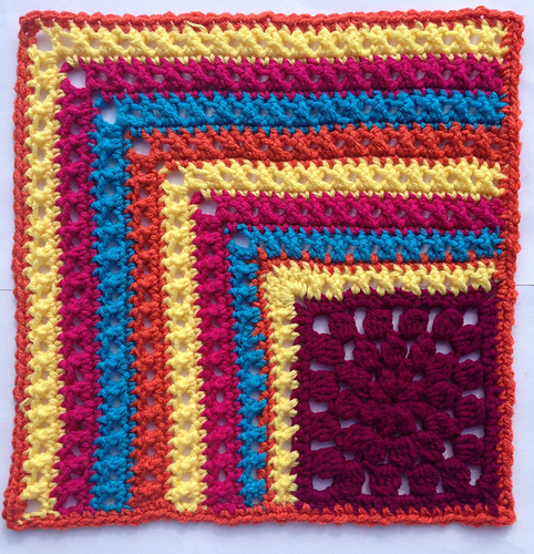 Ravelry: Clusters in the Corner Square pattern by Marie Segares
