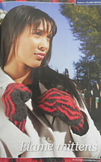 Ravelry: Flame Mittens pattern by Kim Haesemeyer