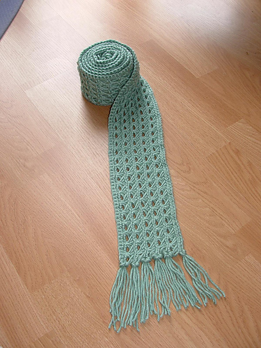 Ravelry: Sideways Lace Scarf pattern by Kimberly Langlois