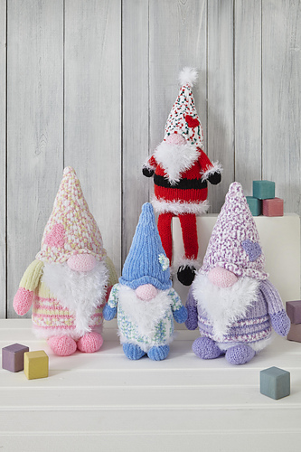 Ravelry: Small Red Christmas Gonk pattern by King Cole Ltd