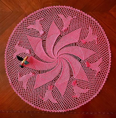 Ravelry: Hummingbird Pinwheel Doily pattern by Jeannie K. Kious