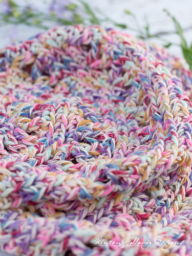 Ravelry: Very Slouchy V-Stitch Hat pattern by Kirsten Holloway