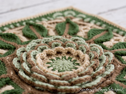 Ravelry: Desert Rose Afghan Square pattern by Kirsten Holloway