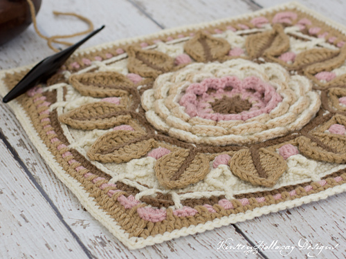 Ravelry: Desert Rose Afghan Square pattern by Kirsten Holloway