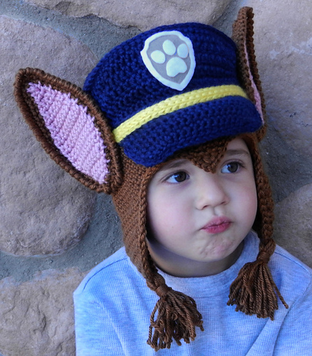 Ravelry: Paw Patrol Chase Hat pattern by Kismet Crochet