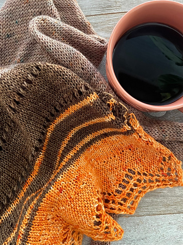 Ravelry: Coffee with Friends Shawl pattern by The Kitchen Sink Shop