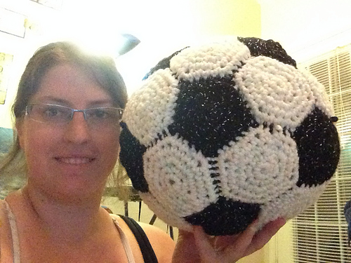 Ravelry: Easy Crochet Soccer Ball pattern by Sarita Kumar