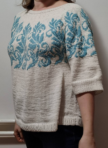 Ravelry: Fire Lily Sweater pattern by Zanete Knits