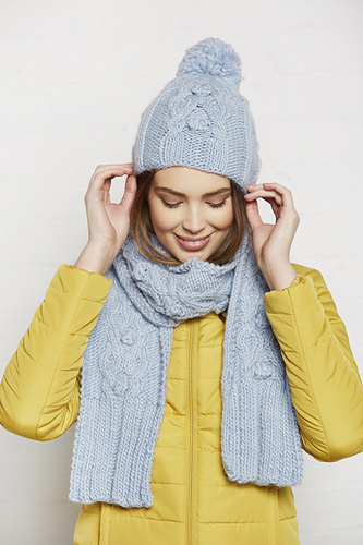 Ravelry: Bramble Hat & Scarf pattern by Emma Wright
