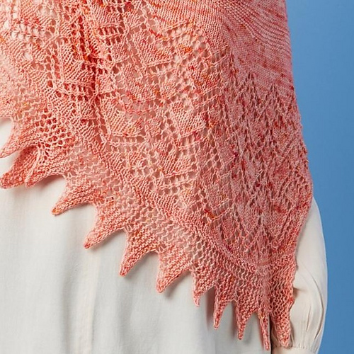 Ravelry: Meknes Shawl pattern by La Cave à Laine