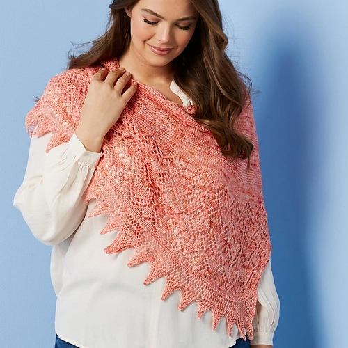Ravelry: Meknes Shawl pattern by La Cave à Laine