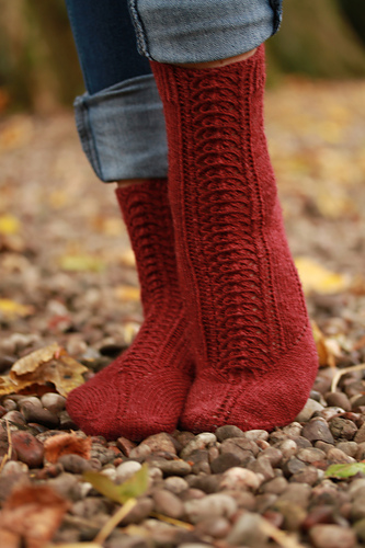Ravelry: Gotico Socks pattern by Maria Näslund