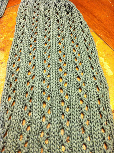 Ravelry: #30 Eyelet Scarf pattern by Lisa Buccellato