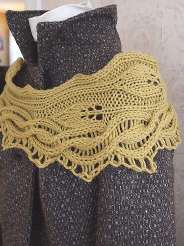 Ravelry: Green Leaves Cowl pattern by Grace Mcewen