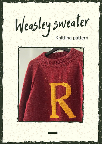 Ravelry: Weasley sweater Harry Potter pattern by Rita Khorobrykh