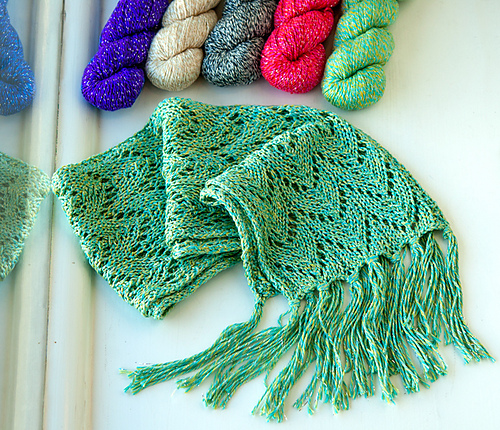 Ravelry: Silkwing Scarf pattern by knitculture.com