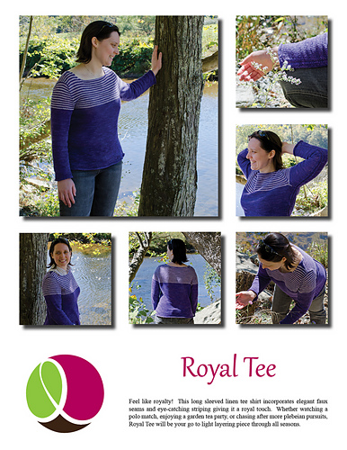 Ravelry: Royal Tee pattern by Lindsay Lewchuk