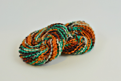 Ravelry: Tawashi Spiral Scrubbie Sponge pattern by Codi Hudnall