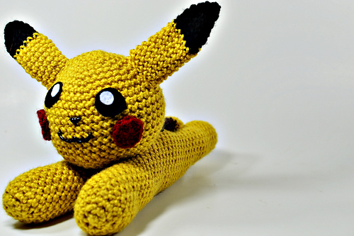 Ravelry: Pokemon "Flat" Pikachu Amigurumi pattern by Codi Hudnall
