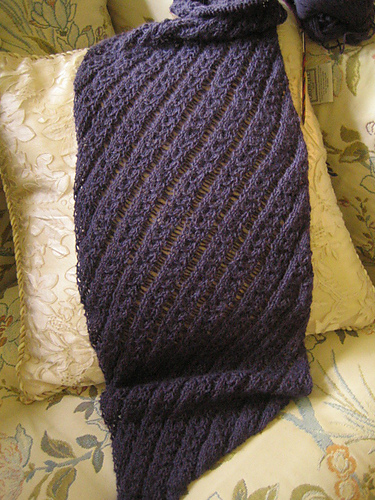 Ravelry: Coin Lace Stole pattern by Shui Kuen Kozinski