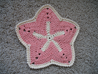 Ravelry: KnitSister1's Starfish Dishcloth