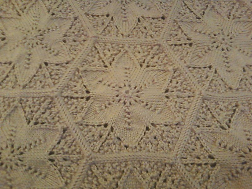 Ravelry: Mountain Laurel Counterpane Blanket pattern by Kim Brody Salazar