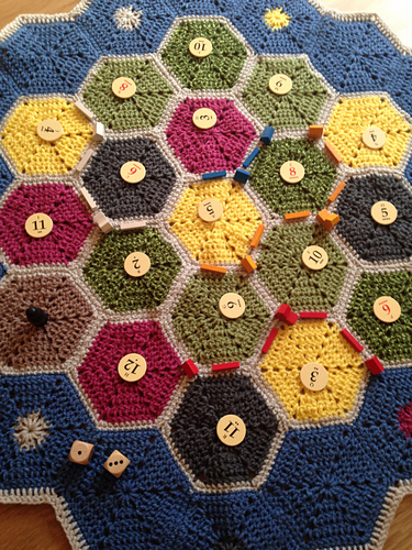 Ravelry: Settlers of Catan Inspired Baby Blanket pattern by Skye Carrette
