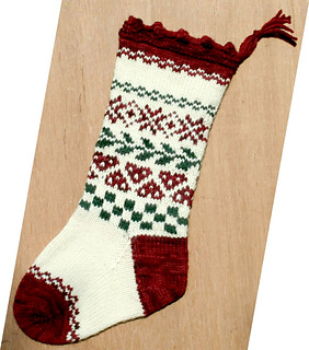 Ravelry: Fair Isle Stocking pattern by Knitaly Classic Designs