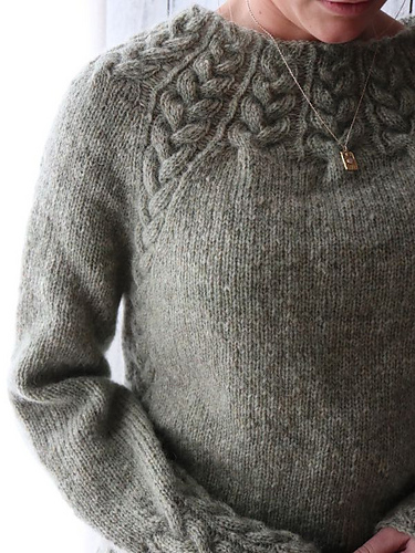 Ravelry: Winter Rose Sweater pattern by Trine Ellegaard