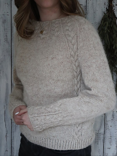 Ravelry: Winter Rose Sweater pattern by Trine Ellegaard