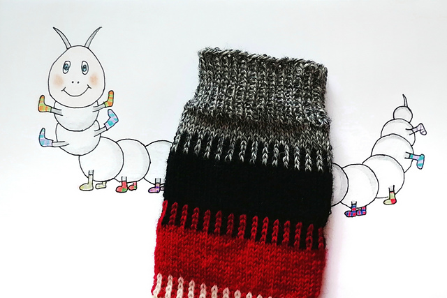 Ravelry: Tausendfüßler KAL pattern by Knitarin-Karin Hess